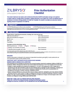 Helpful Resources For ZILBRYSQ®